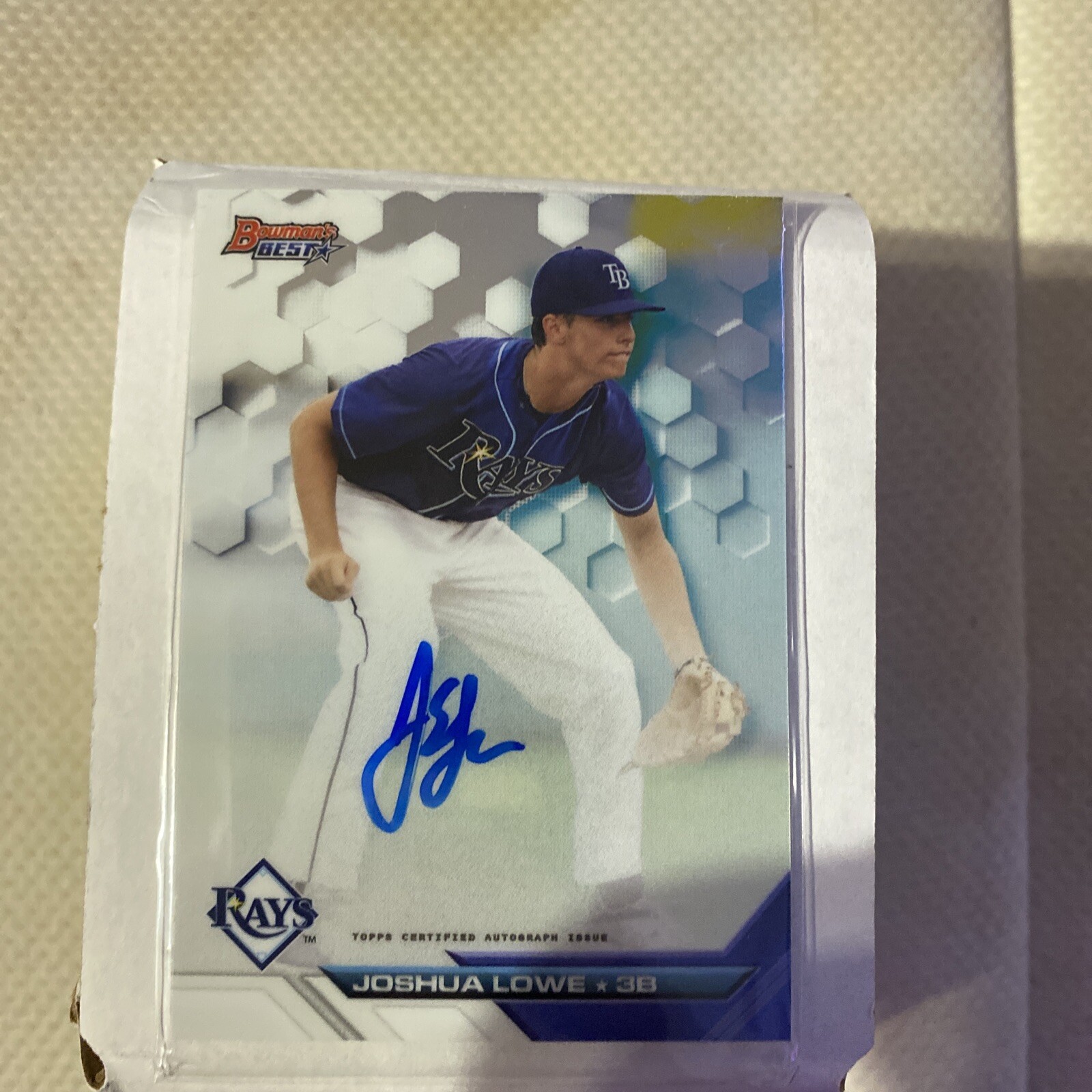 2016 Bowman's Best - Best of 2016 Autographs #B16-JL Josh Lowe (AU, RC ...