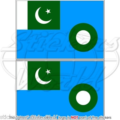 PAKISTAN Pakistani AirForce Flag PAF 75mm (3") Vinyl Bumper Stickers ...