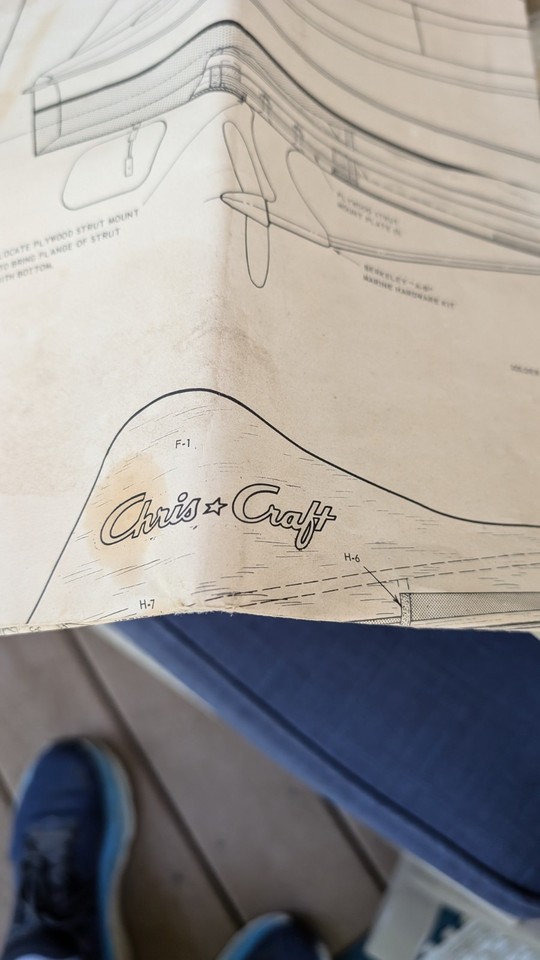 Vintage Berkeley Chris Craft Cobra Toy Outboard Model Boat Incomplete ...