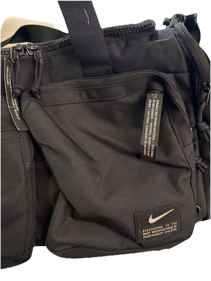 Nike Utility Power Training 51L Duffel Gym Bag Black PERSONALIZED ...