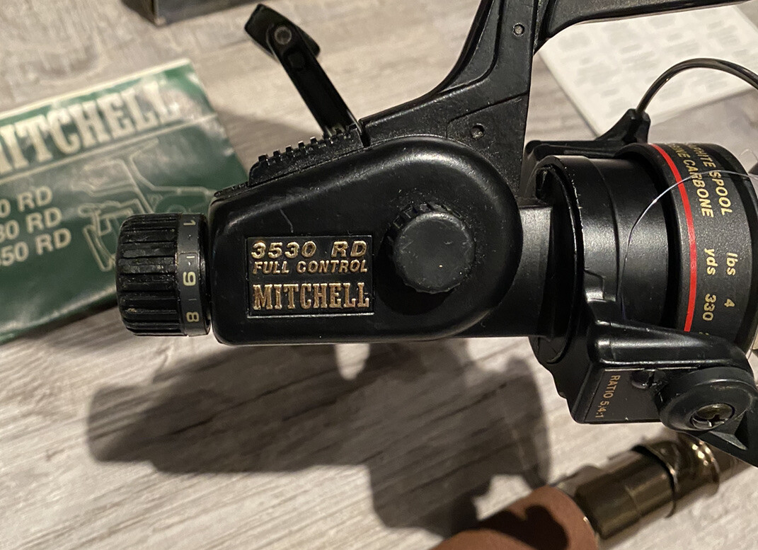 Vintage Mitchell 3530 RD Full Control Fishing Spinning Reel and ...