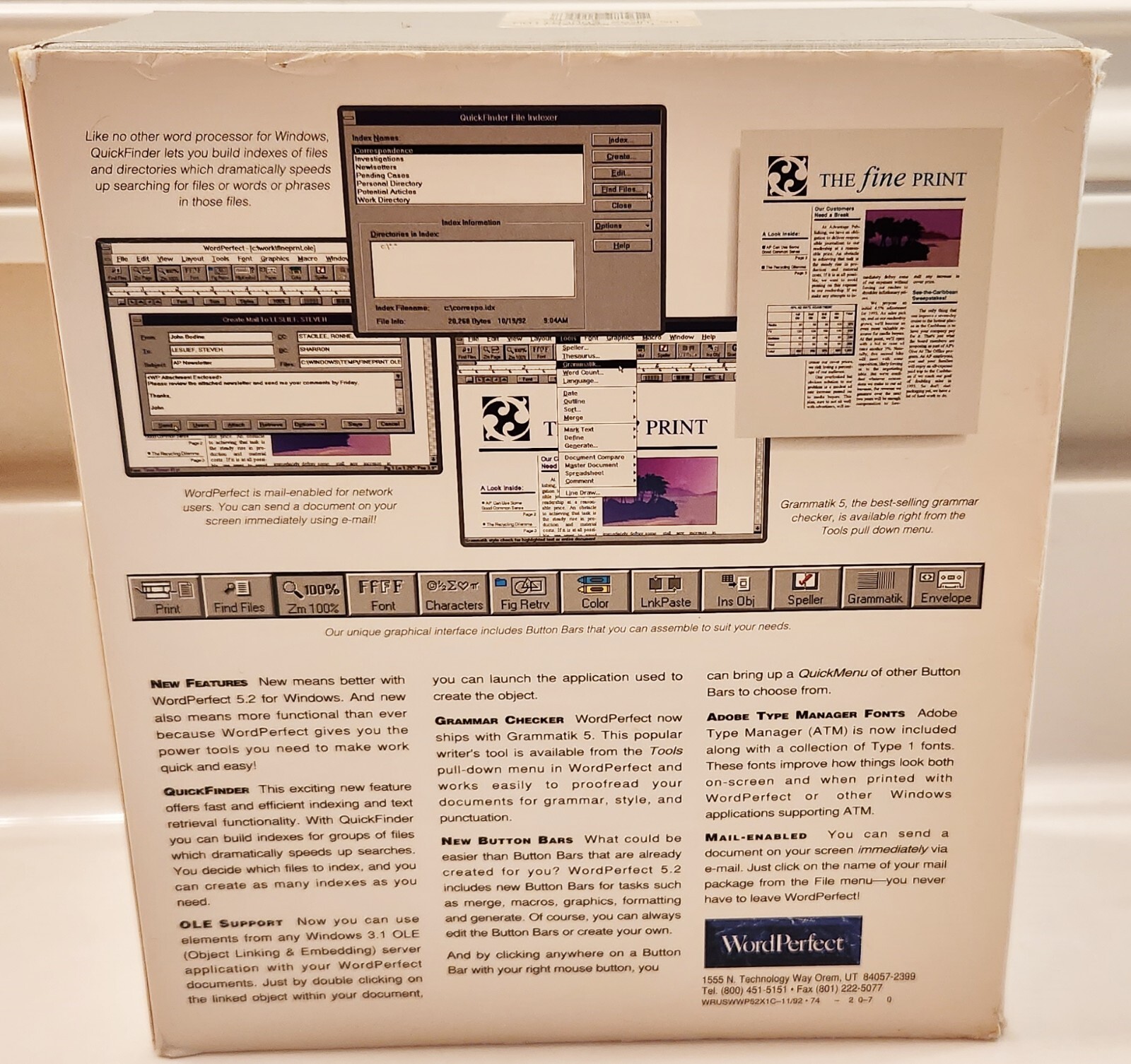 Vintage WordPerfect 5.2 Education Edition for Windows 3.0 | eBay