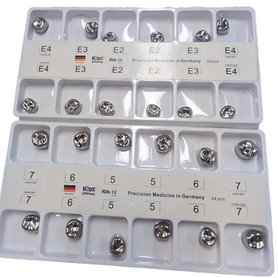 Dental Preformed Metal Crown Stainless Steel Crown Primary Molar Adult ...