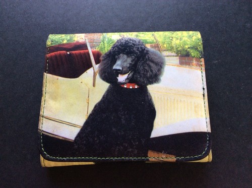 Blossom Collection Black Poodle Wallet W/ Rhinestones Multi Color Dog ...