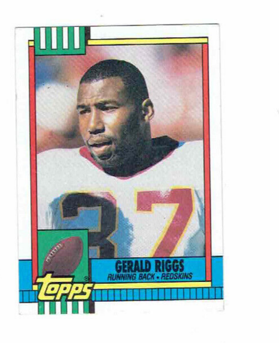 Gerald Riggs Washington RB #122 1990 Topps Football Card | eBay