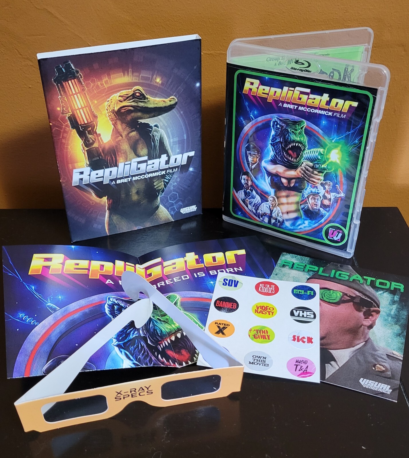 REPLIGATOR Blu-ray w/ Slipcover and glasses Brand New/ Sealed / Visual ...