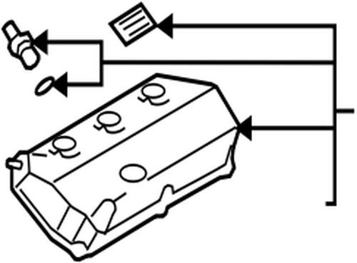 1035A702 Mitsubishi Cover assy, rocker, rh 1035A702, New Genuine OEM ...