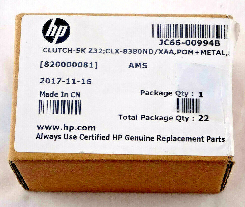 Genuine HP JC66-00994A Registration Clutch Brand New Factory Sealed ...