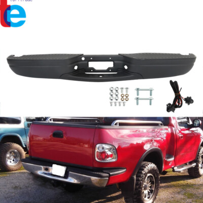 Fit For 1997-2003 Ford F150 Styleside 97-99 F250 Steel Rear Step Bumper ...