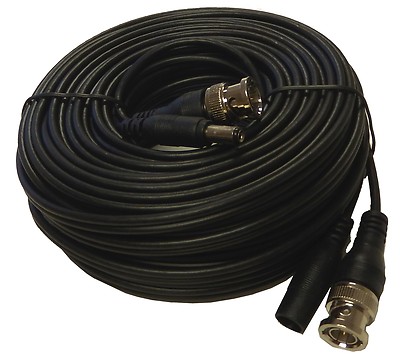 60 feet pre-made Video and Power Cable for HD-TVI/AHD/Analog cameras | eBay