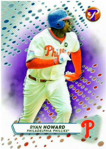 2023 Topps Pristine Purple Refractors - RYAN HOWARD - Philadelphia ...