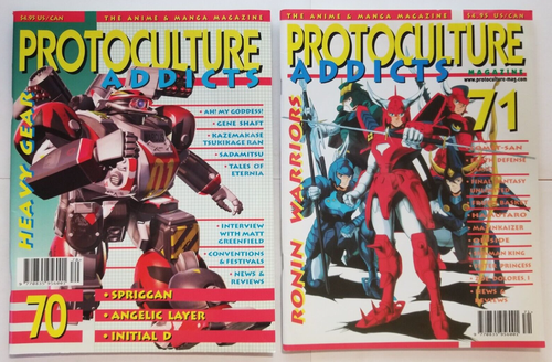 Protoculture Addicts #70 71 VF/NM (2002 anime magazine) Heavy Gear ...