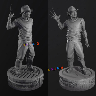 1/6 1/8 Freddy Krueger 3D Print Figure GK Model Kit Unpainted ...