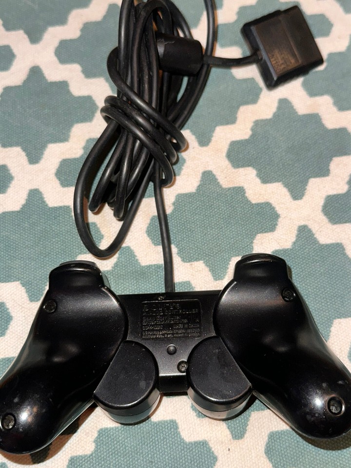 Sony PlayStation 2 (PS2) Original OEM DualShock 2 Controller Black | eBay