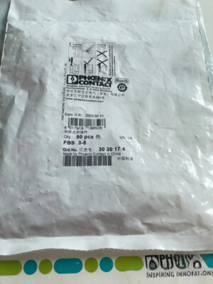 50pcs Phoenix Contact 3030174 Plug and play bridge connectors FBS 3-5 ...