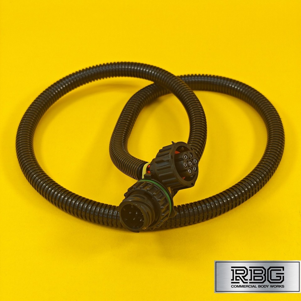 DAF Connector Plug 6/7 Pin F/M Twist Lock Wiring Loom Harness 1m Truck ...