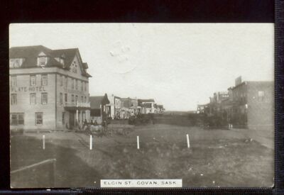 Elgin St Govan Saskatchewan Canada Historic Old Photo | eBay