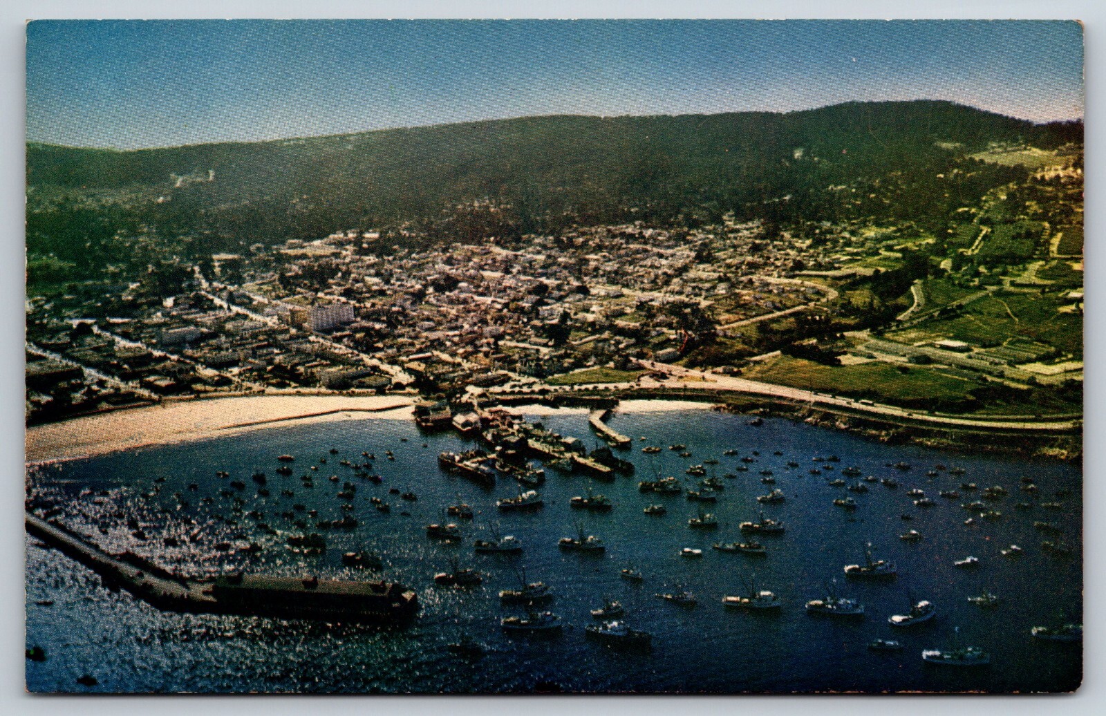 Postcard Monterey California CA Aerial View Unposted | eBay
