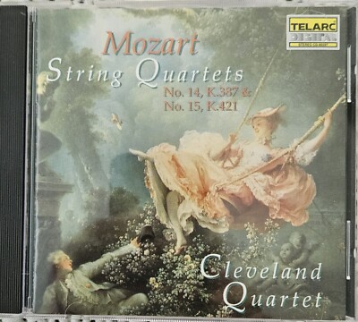 String Quartets 14 & 15 by Mozart Cleveland Quartet (CD, 1992, Telarc ...