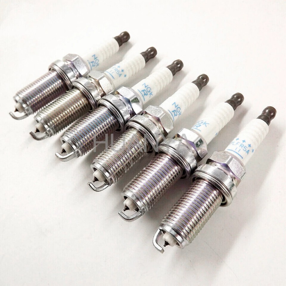6 PCS NGK Laser Iridium Spark Plugs PLFR5A11 22401-5M015 FOR VQ35 VQ40 ...