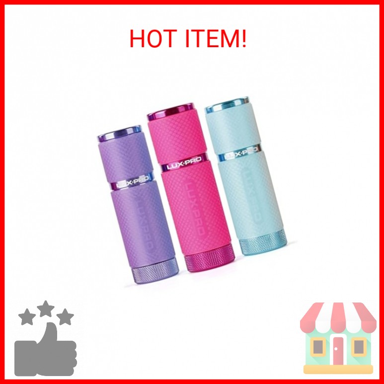 LUX-PRO LP395 Gels Glow in Dark 9 LED Flashlight (Pink, Purple, Teal ...