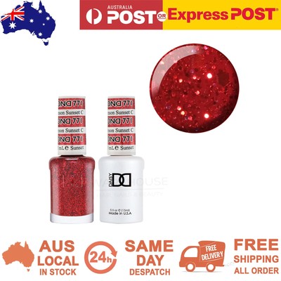 DND 771 Crimson Sunset - Daisy Collection Nail Gel & Polish Duo 15ml ...