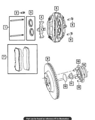 15-23 Dodge Challenger Charger Disc Brake Boot Kit Contains 4 Boots ...