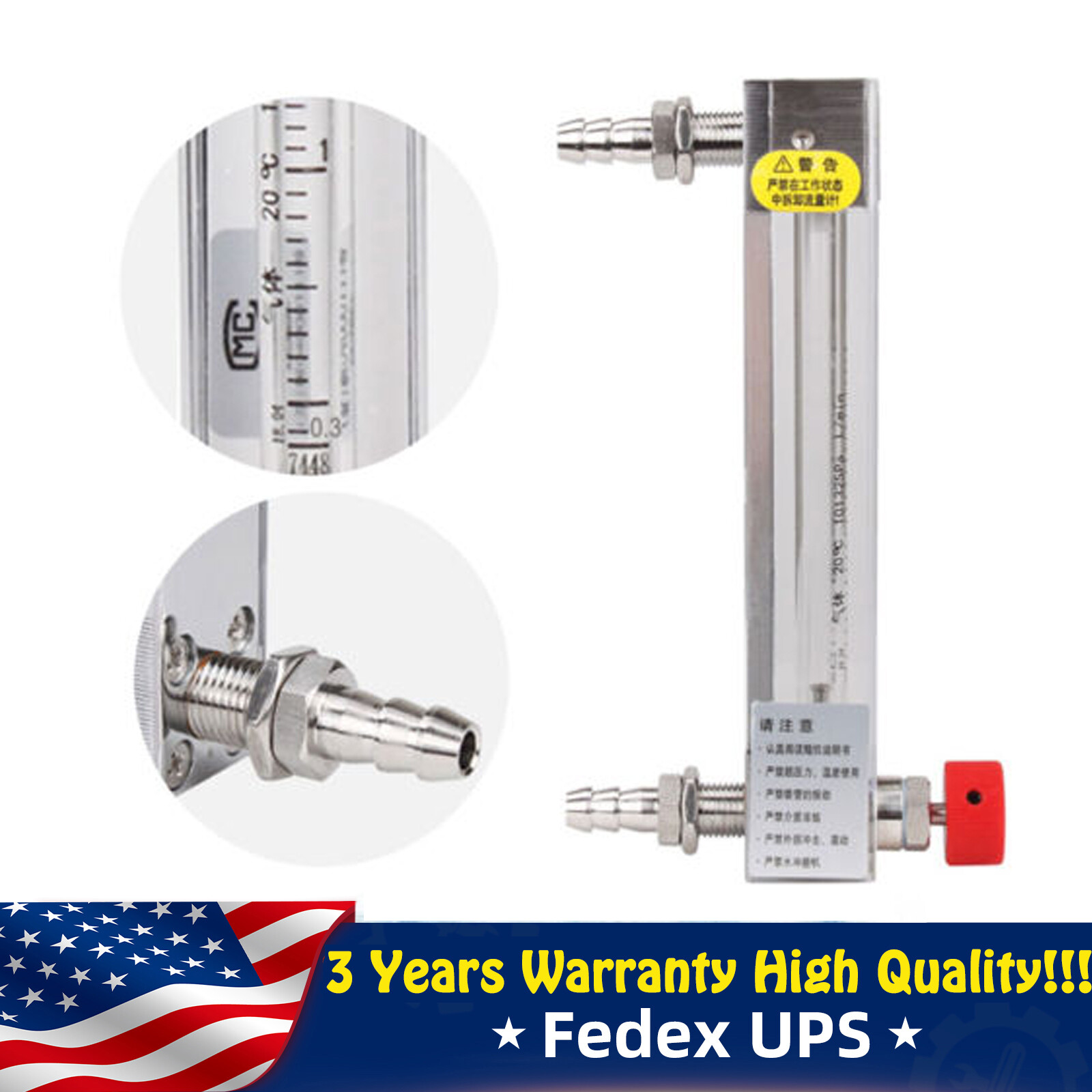 High Precision Portable Digital Gas Air Rotameter Flowmeter Flow Meter ...