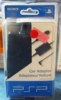 OEM Sony PSP Car Charger Adapter PSP-180 Adaptor RARE Original NEW | eBay