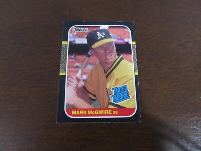 1987 Donruss Mark McGwire Rated Rookie Card #46 | eBay