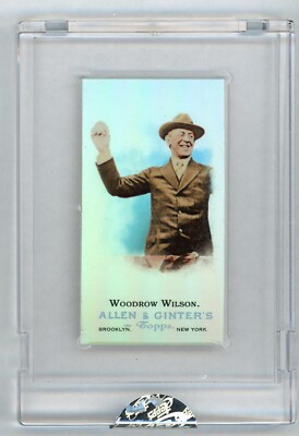 Woodrow Wilson 2009 eTopps Allen and Ginter Presidents of the USA ...