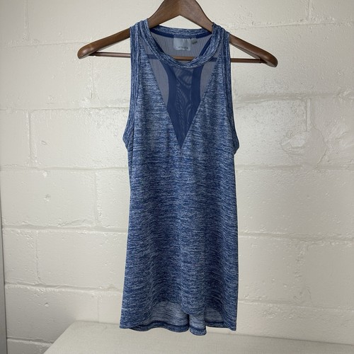 Athleta Tank Top Athletic Womens Small Racerback Crew Neck w\ Mesh Deep ...