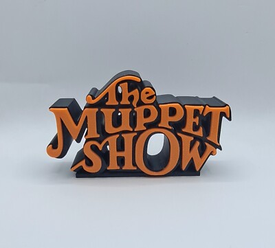 1980's Jim Hensons The Muppet Show Logo Sign Shelf Desk Art | eBay ...