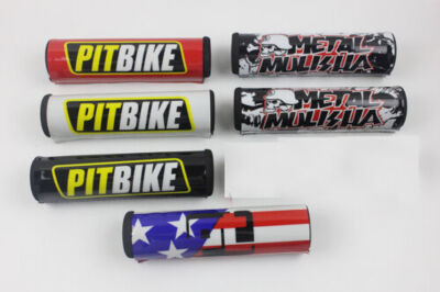 7/8" Bar Pad Cover Round Pad Pit Trail Dirt Bikes ATV Motorcross ...