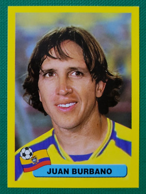 2002 Navarrete Korea Japan World Cup FIFA Face CROMO #433 JUAN BURBANO ...