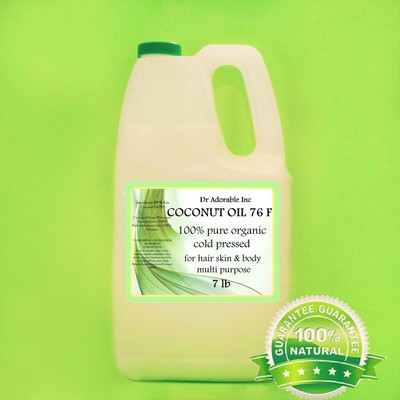 7 LB ONE GALLON 128 FL OZ ORGANIC COCONUT OIL 76 Degree | eBay