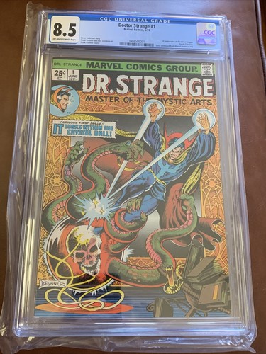 Dr. Strange #1 CGC 8.5 VF+ 1st appearance of Silver Dagger Marvel ...