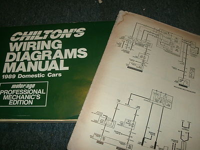 1989 BUICK SKYHAWK OVERSIZED WIRING DIAGRAMS SCHEMATICS MANUAL SHEETS ...