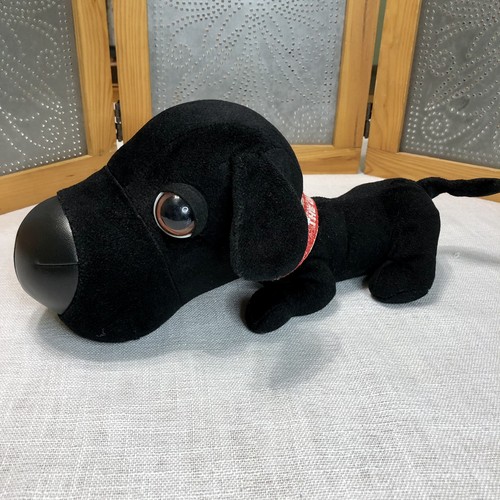 The DOG Artist Collection Plush Black Lab 14” Cute Big Nose Lovey Teddy ...
