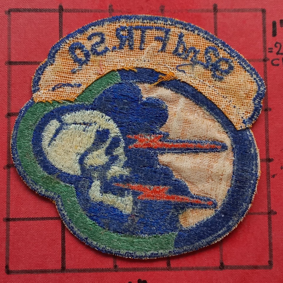 ORIGINAL PATCH USAF US AIR FORCE 91 TFS TACTICAL FIGHTER SQ F-101 F-4 ...