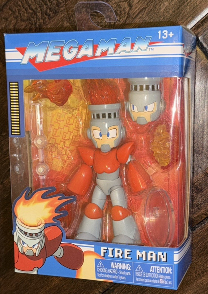 Jada Mega Man 6 Action Figure Lot Set Elec Cut Ice Fire Hyper Bomb ...