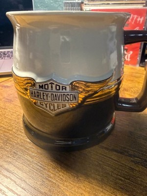 Harley Davidson 2004 Licensed Coffee Mug Cup -real gold trim-bar ...
