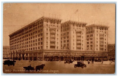 c1910 Multnomah Hotel Exterior Building Portland Oregon Vintage Antique ...