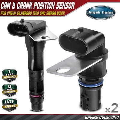 Camshaft & Crankshaft Position Sensor for Chevy Silverado 1500 GMC ...