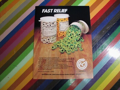 vtg 1980s skateboard ephemera - Kryptonics promo flyer wheels fast ...