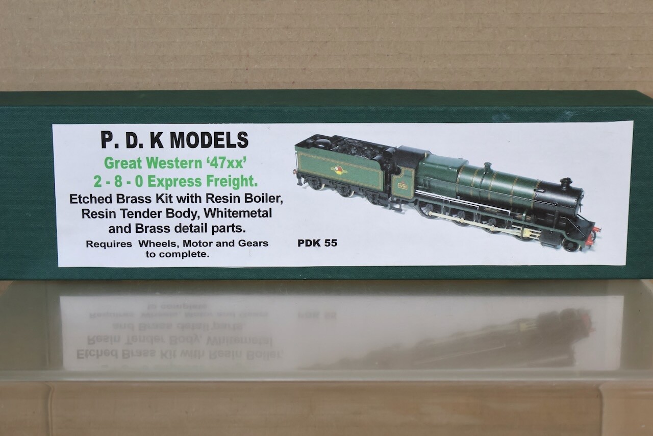 PDK MODELS 55 KIT BUILT GWR 2-8-0 CLASS 47XX EXPRESS FREIGHT LOCOMOTIVE ...