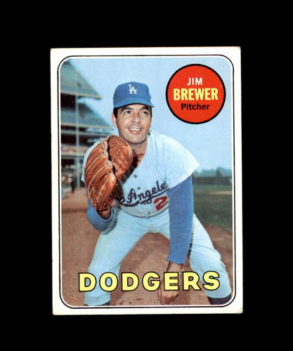 1969 TOPPS BASEBALL CARD LOS ANGELES DODGERS #241 JIM BREWER | eBay