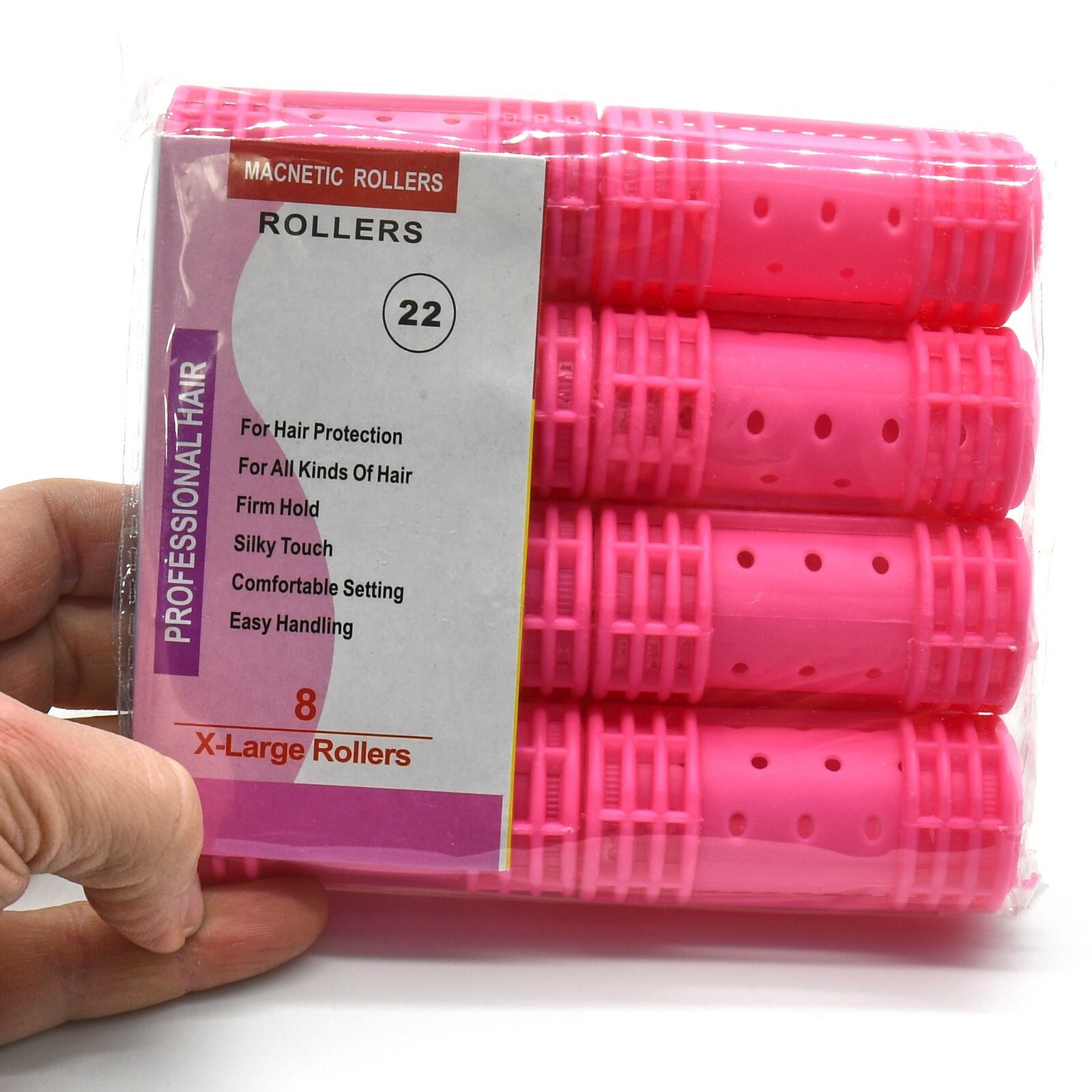 Professional SNAP ON MAGNETIC Hair Rollers 8PC/1 1/8" Free Shipping | eBay