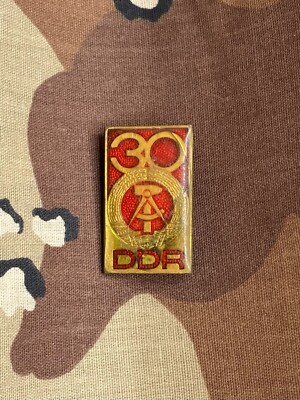 Original East German 30th Anniversary Pin Badge, Communist DDR | eBay