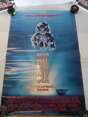 "Deep Star Six" Original One Sheet Movie Poster 27x40 (1989) S/S | eBay